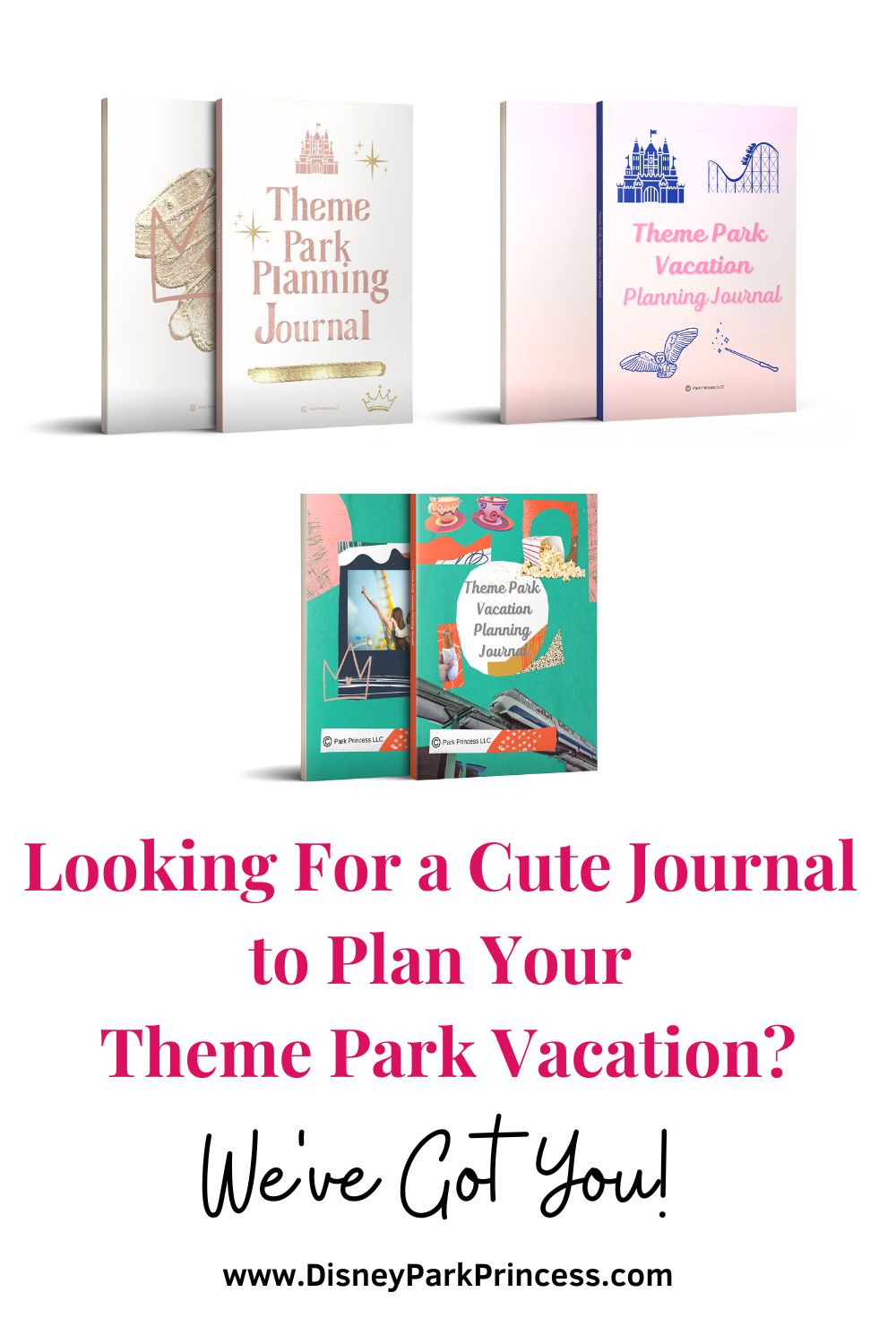 Theme Park Vacation Planning Journals Make Trip Planning Easier ...